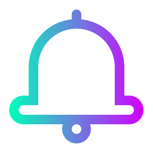 Bell Generic Gradient icon