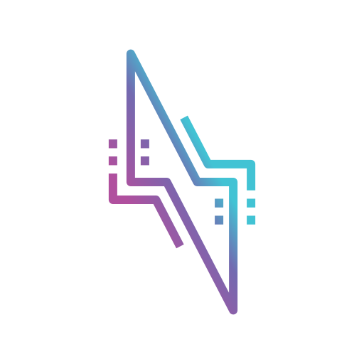 Icono de Trueno Generic Gradient