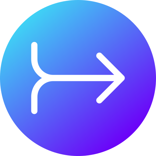 Arrow Generic gradient fill icon