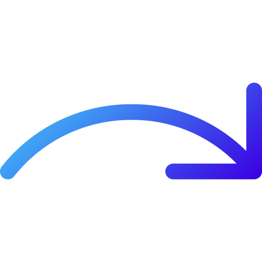 Arrow Generic gradient outline icon