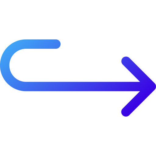 Arrow Generic gradient outline icon