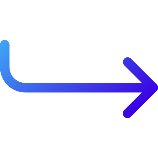 Arrow Generic gradient outline icon