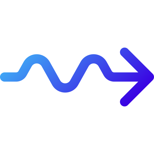 Arrow Generic gradient outline icon