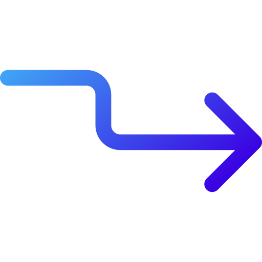 Arrow Generic gradient outline icon