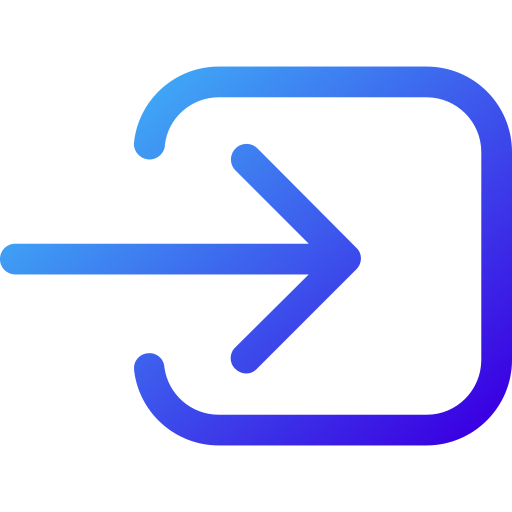 Arrow Generic gradient outline icon