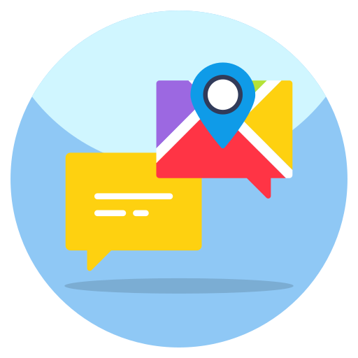 Location Generic color fill icon