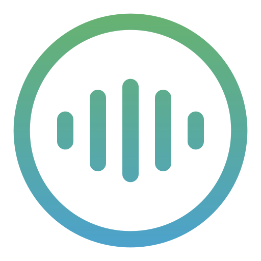 Voice Generic gradient outline icon