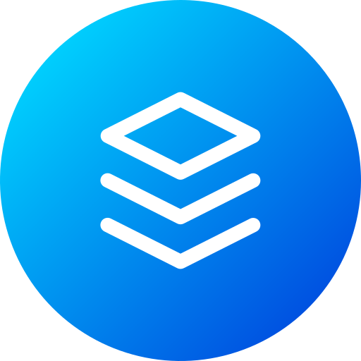 Layers Generic gradient fill icon