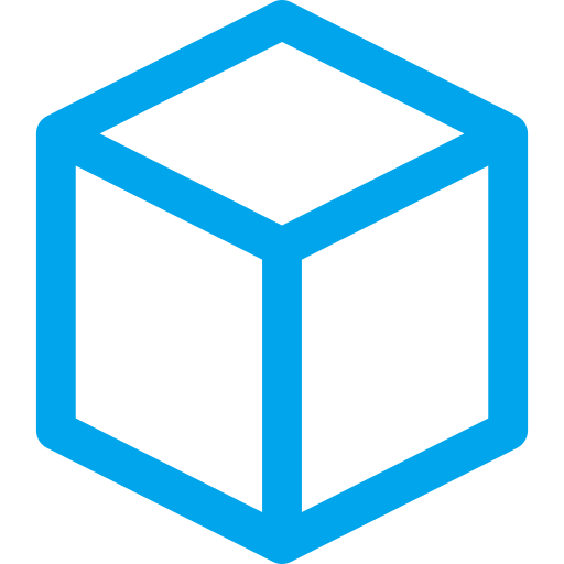Cube Generic color outline icon