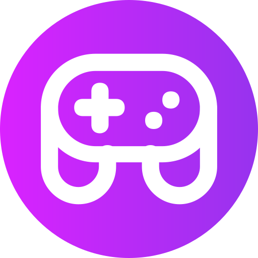 Game Generic gradient fill icon