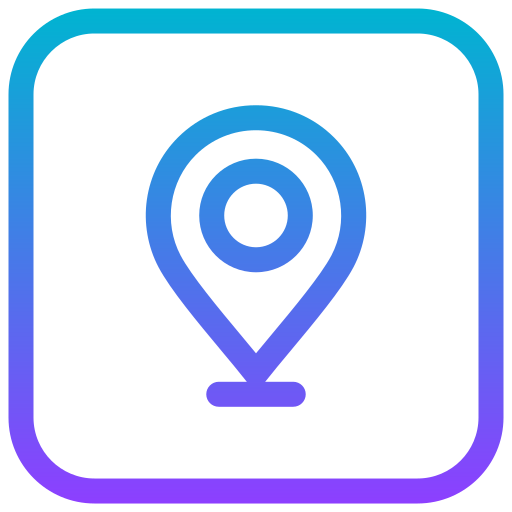 Location Generic gradient outline icon