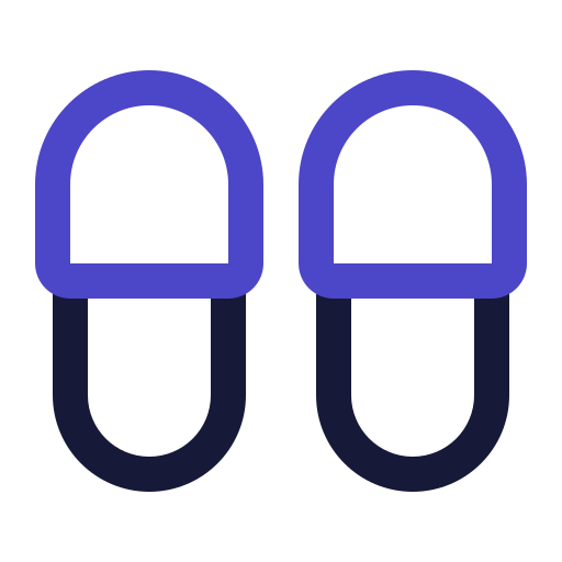 Slippers Generic color outline icon