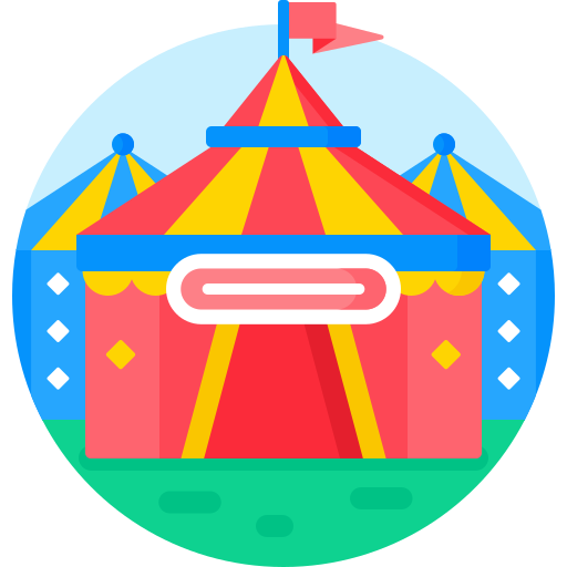 Tent Detailed Flat Circular Flat icon