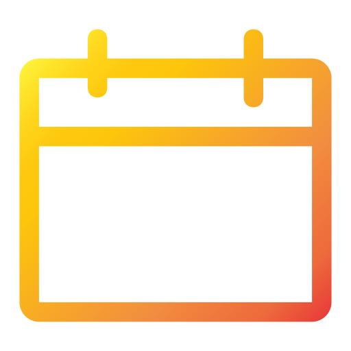 Calendar Generic gradient outline icon