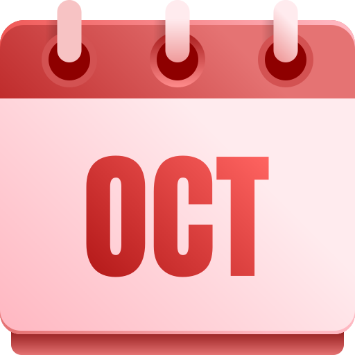 October Generic gradient fill icon