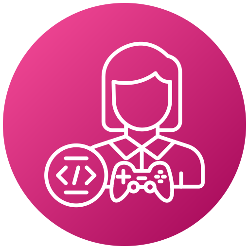 Game developer Generic gradient fill icon
