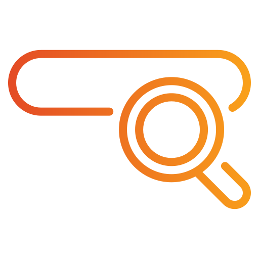 Search Bar Generic Gradient Outline Icon