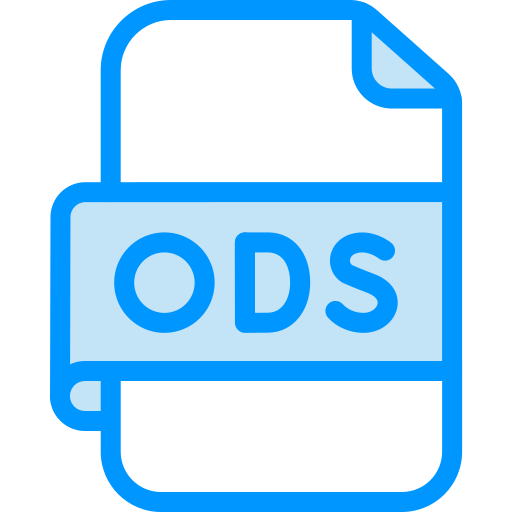 Ods File Free Icon