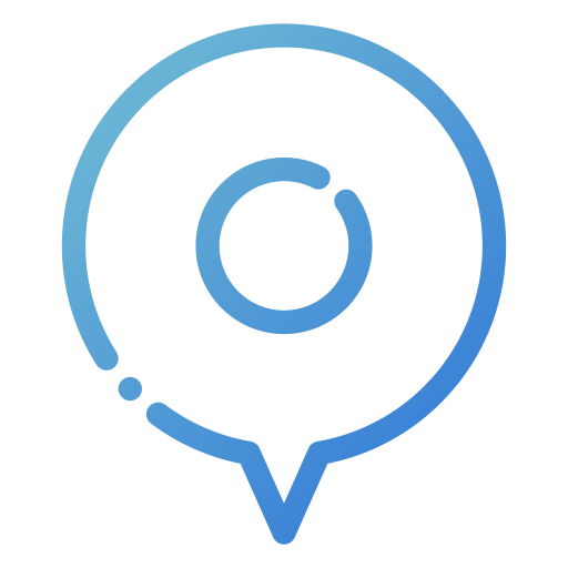 Pin Map Generic gradient outline icon Pin Map Generic gradient outline icon