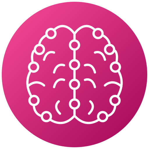Deep learning Generic gradient fill icon