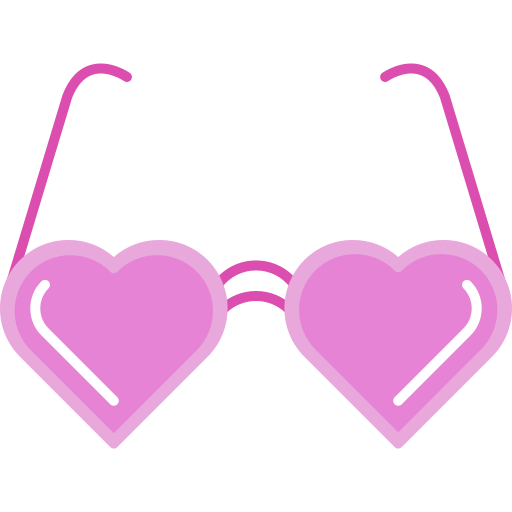 Heart Glasses Generic Color Fill Icon