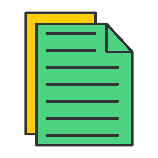 Copy Generic color lineal-color icon