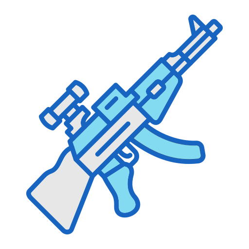 Assault Rifle Generic Color Lineal Color Icon
