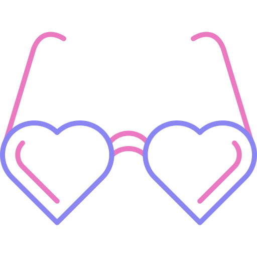 Heart Glasses Generic Color Outline Icon