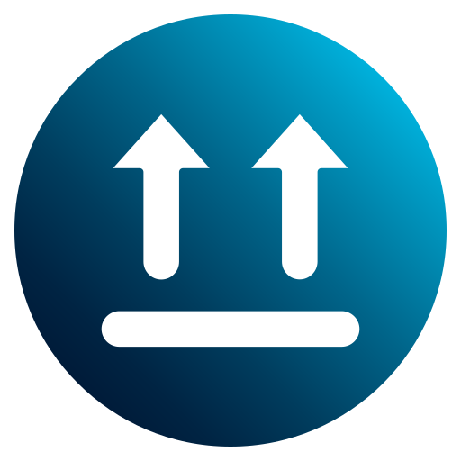 Upward Arrow Generic Gradient Fill Icon
