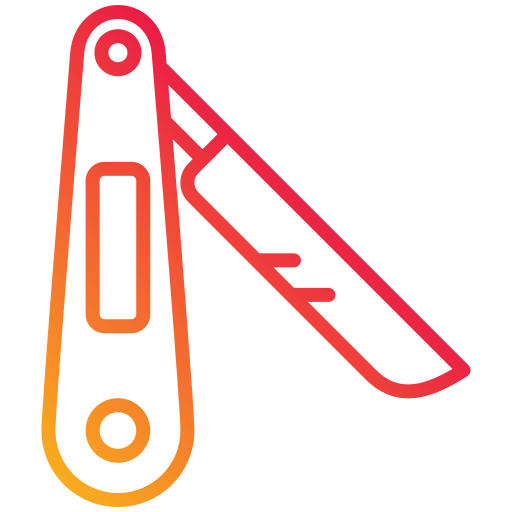 Razor Blade Generic Gradient Outline Icon