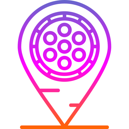 Location Generic gradient outline icon