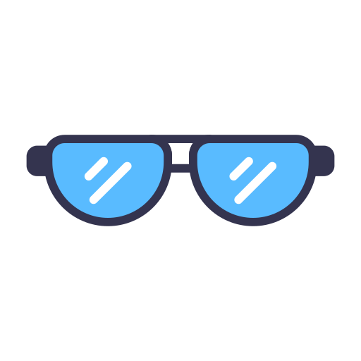Sun Glasses Generic Color Fill Icon