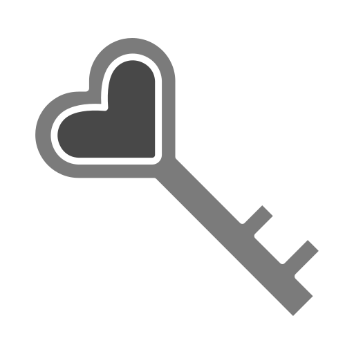 Love Key Generic Color Fill Icon